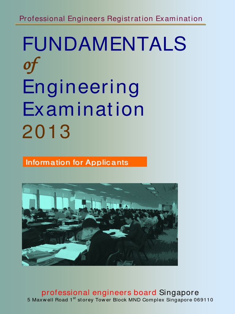 FUNDAMENTALS of Engineering Examination | PDF | Bending | Stress ...
