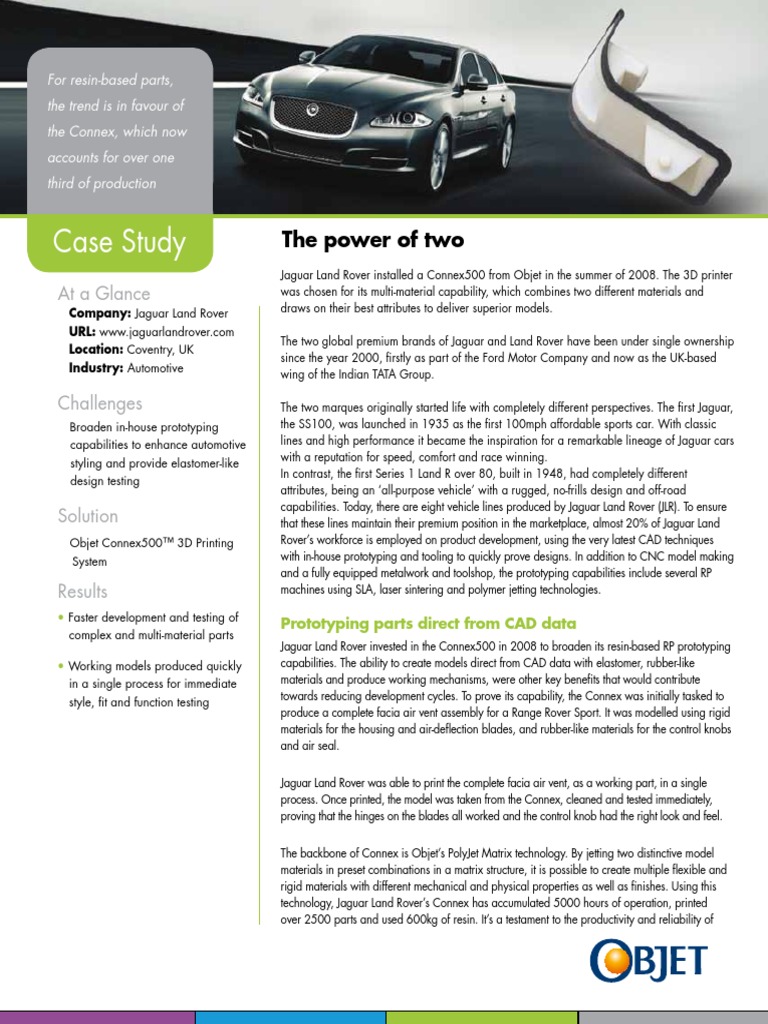 Jaguar Land Rover Case Study | PDF