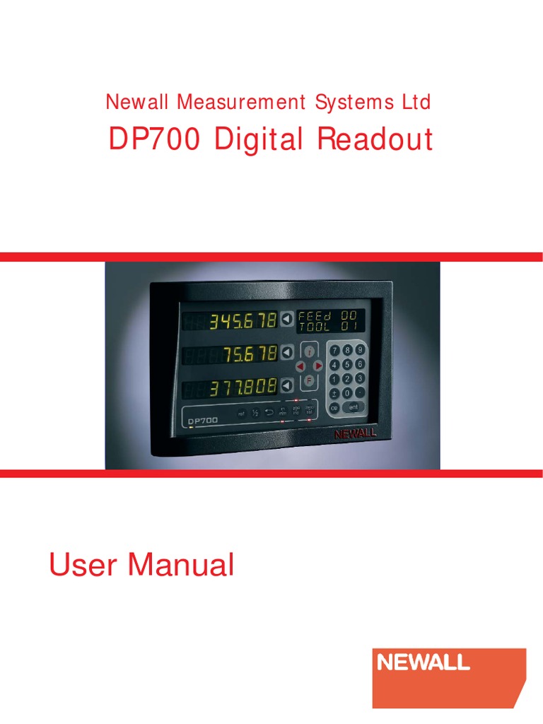 DP700 Operators Manual | PDF | Cartesian Coordinate System | Computing ...