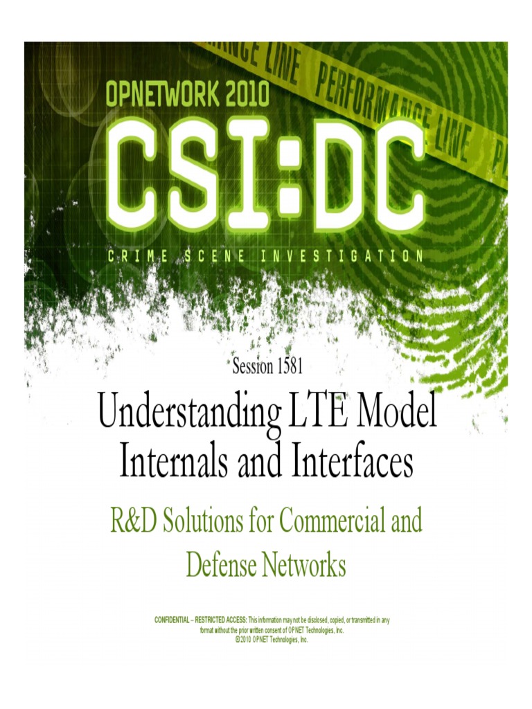 Understanding Lte Opnet Download Free Pdf Internet Protocols