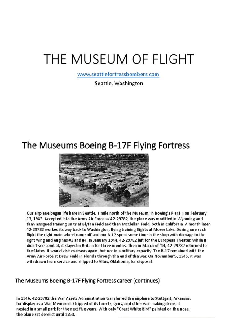 The Boeing Bee - B17F | PDF | Boeing B 17 Flying Fortress | Aerial ...