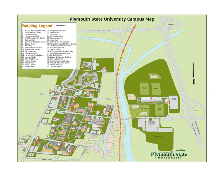 Plymouth State University Campus Map | PDF
