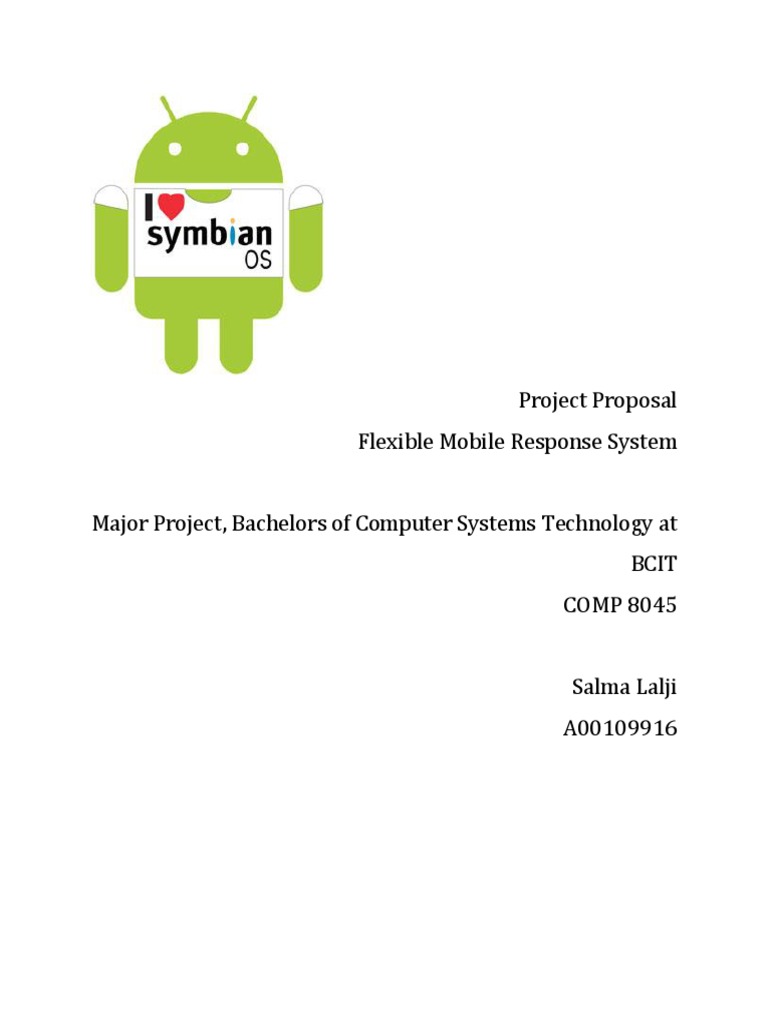 BCIT Mobile Response System Proposal | PDF | Application Software | Web ...