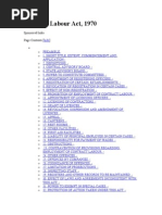 CLRA Act 1970 Overview and Provisions | PDF | License | Employment