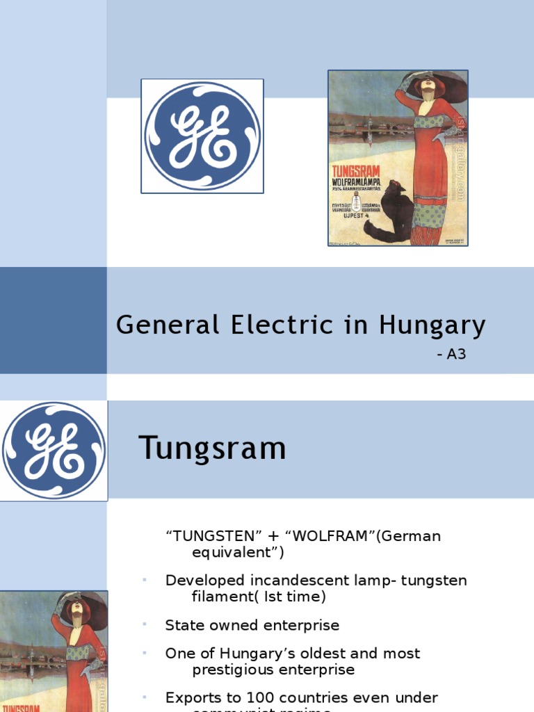 GE's Acquisition and Turnaround of Tungsram | PDF | General Electric ...