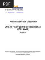Phison Manual | PDF | Usb Flash Drive | Flash Memory