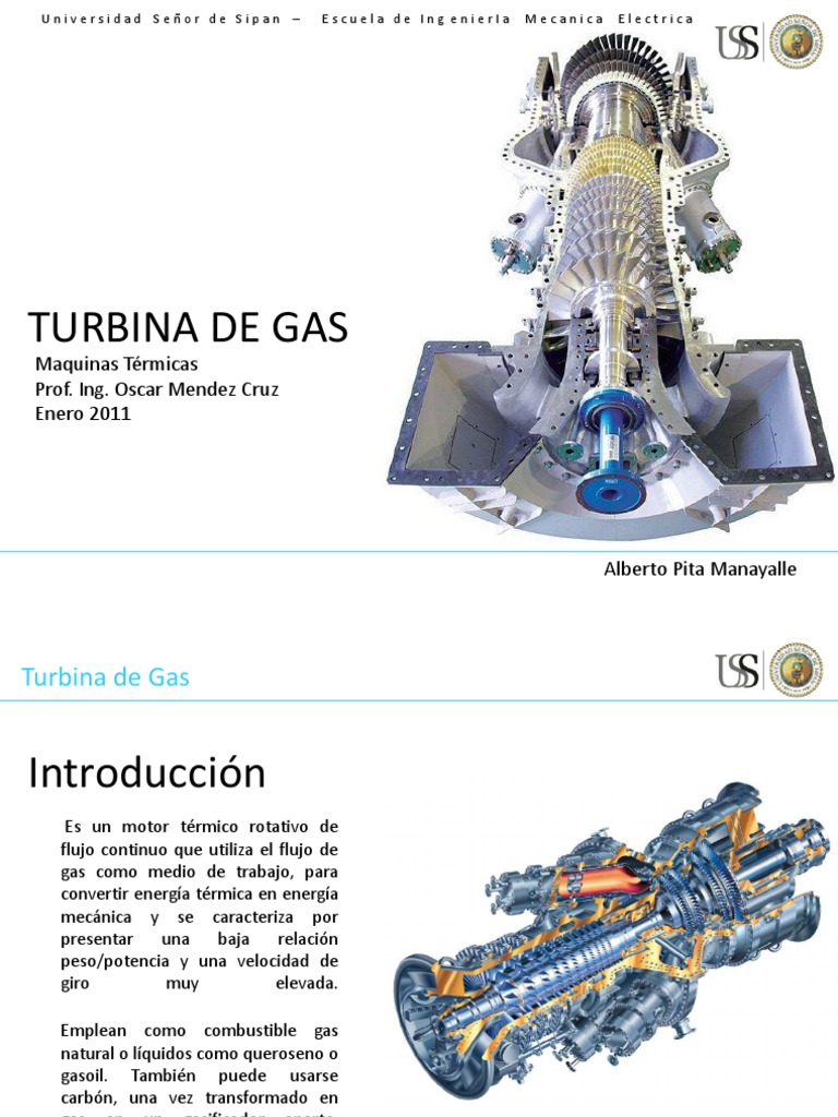 Turbinas de Gas | PDF | Tecnología