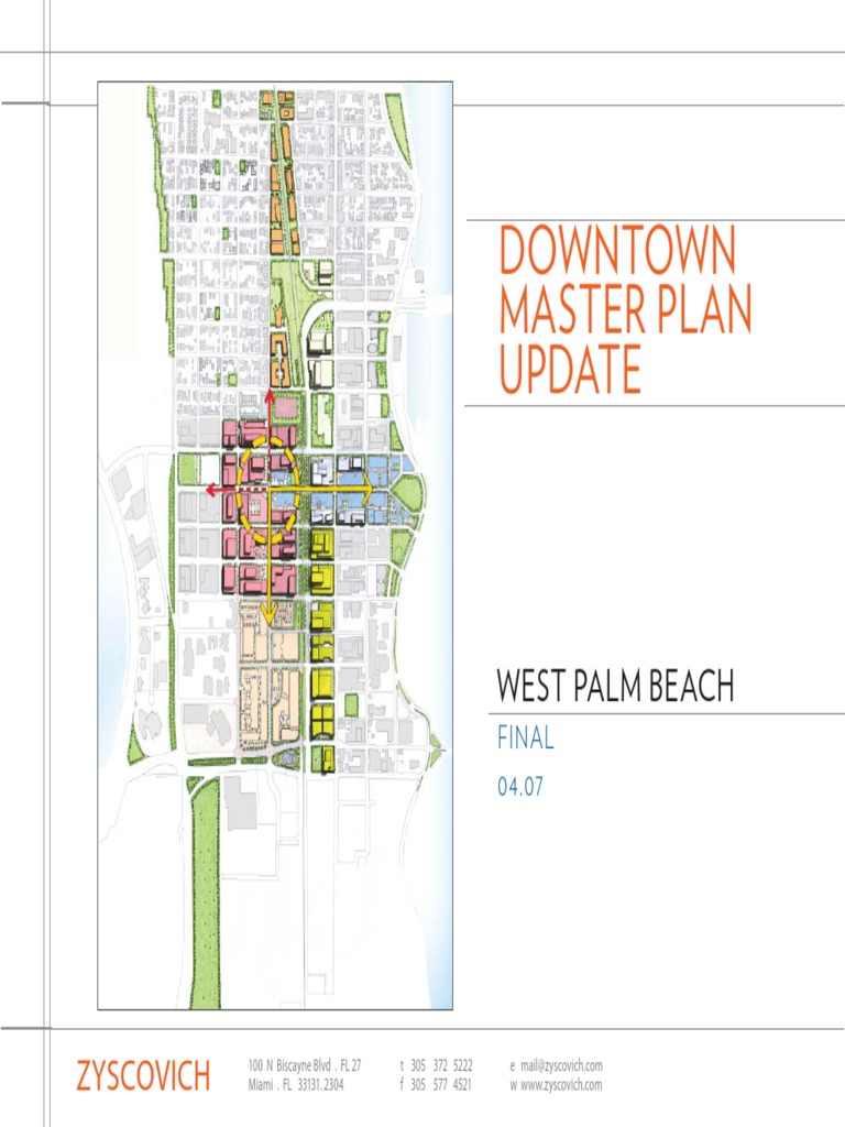 Downtown West Palm Beach Master Plan Update | PDF | Zoning | Street