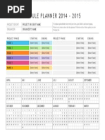 2026 Event Schedule Planner | PDF