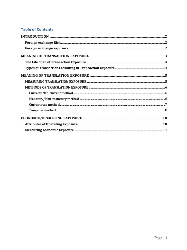 Foreign Exchange | PDF | Balance Sheet | Exchange Rate