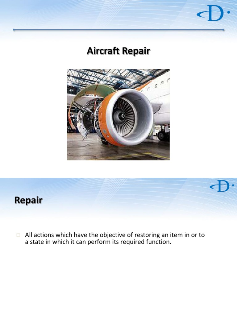 Aircraft Repair and Maintenance Overview | PDF | Maintenance | Industries