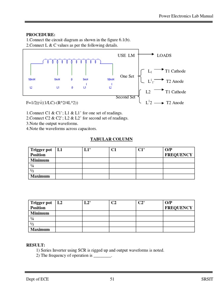 Power Electronics Lab Manual | PDF | Power Electronics | Rectifier