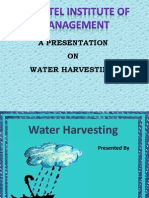Rainwater Harvesting Techniques Explained | PDF