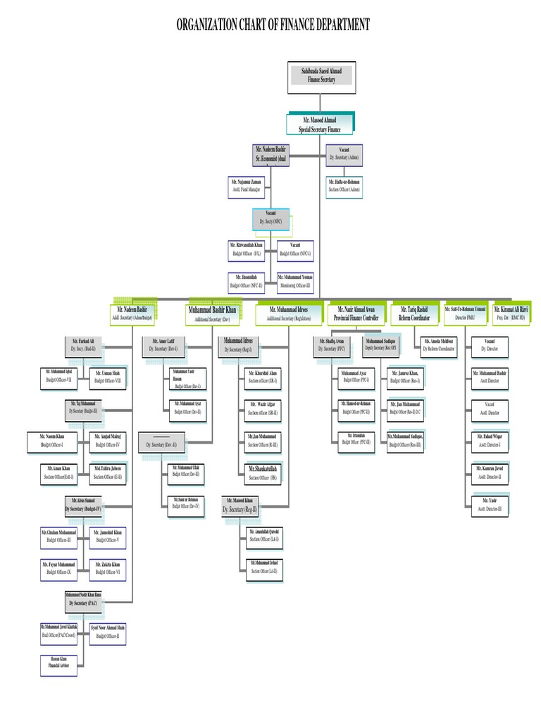 SAP FM Organization Chart