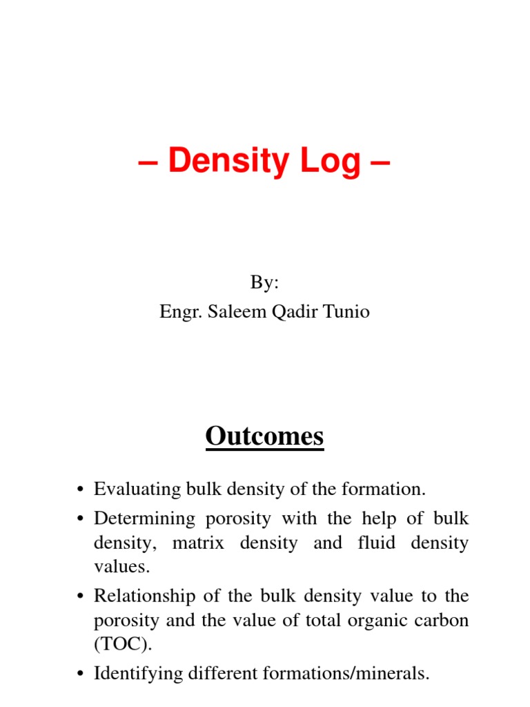 Density Log Chap 1 | PDF | Technology & Engineering