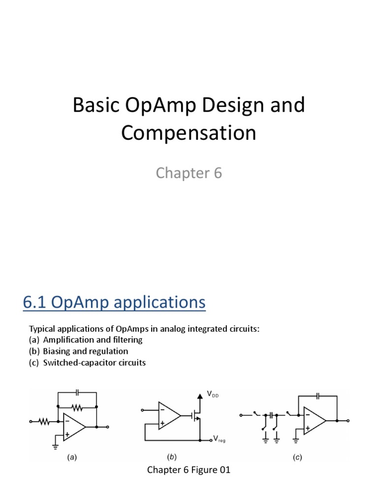 Common Mode Feedback and Differential Amplifiers | PDF | Operational ...