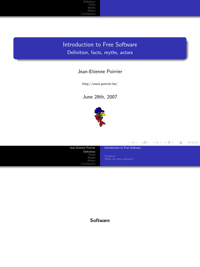 Introduction To Free Software692 | PDF | Free Software | Linux