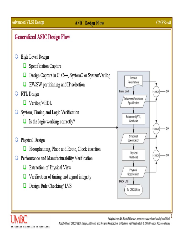 ASIC Design Flow | PDF | Logic Synthesis | Computer Engineering