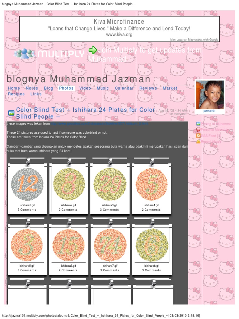 Blognya Muhammad Jazman - Color Blind Test - Ishihara 24 Plates For ...