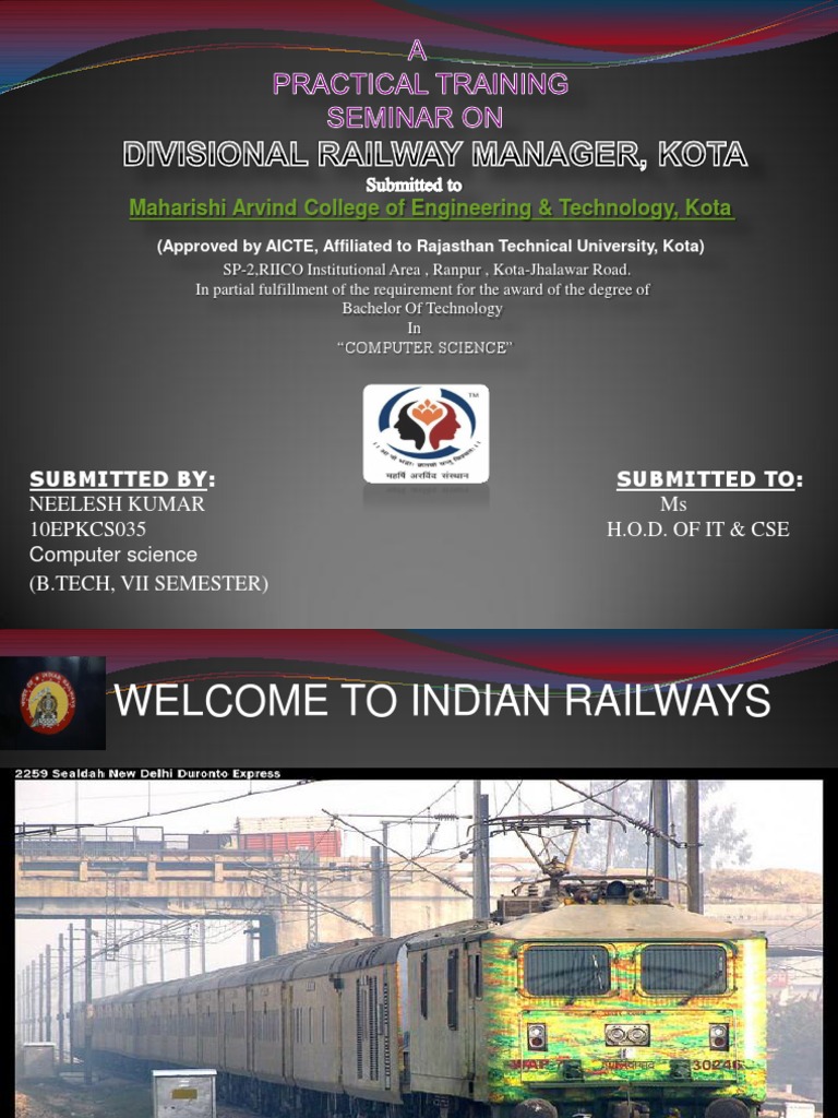Railway | PDF | Rail Transport | Interactive Voice Response