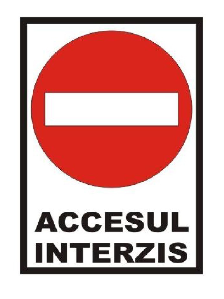 Accesul Interzis | PDF
