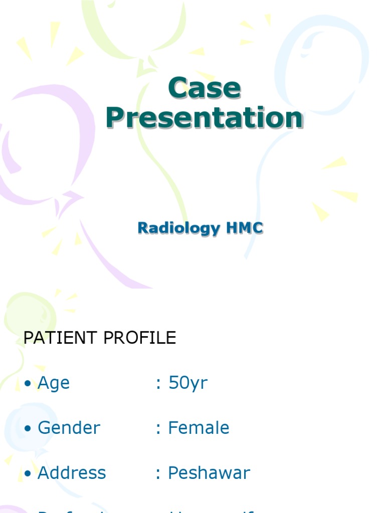 Case Presentation: Radiology HMC | Download Free PDF | Breast Cancer ...