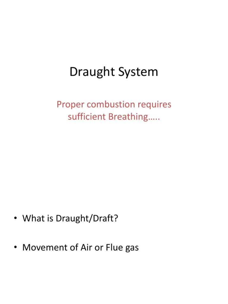 Draught System | PDF | Boiler | Furnace