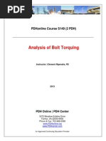 Bolt Clamp Load Chart | PDF
