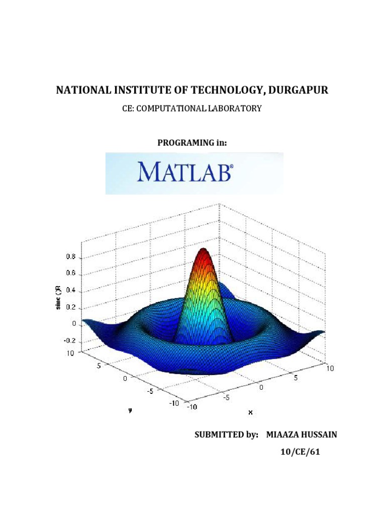MATLAB | PDF