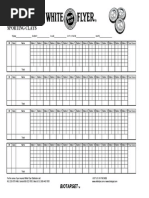 Trap Shooting Score Sheet Template | PDF