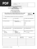 ADF Overseas Lateral Entry Application | PDF | Australian Defence Force ...