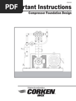 Design of Pump Foundation: A. Input Data | PDF