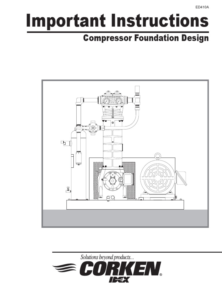 Compressor Foundation Design | Download Free PDF | Pipe (Fluid ...
