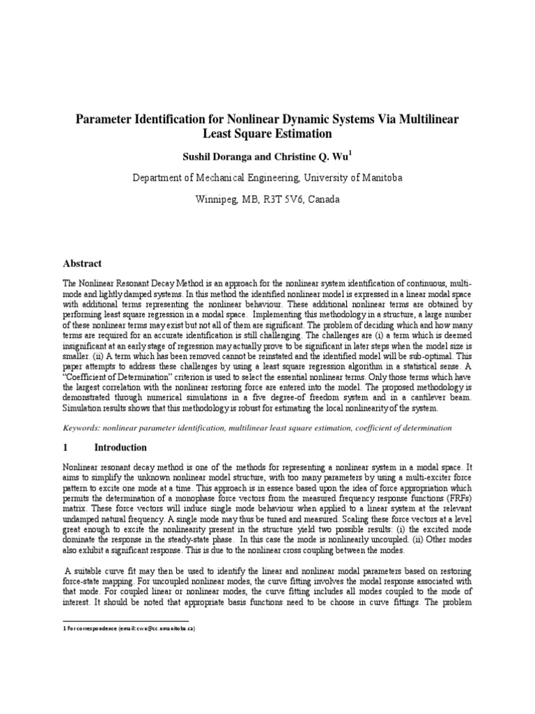56 Dor | PDF | Errors And Residuals | Ordinary Least Squares