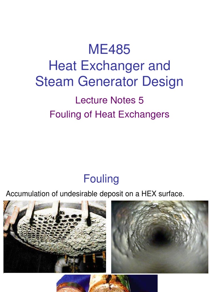 Fouling of Heat Exchangers | PDF | Heat Exchanger | Heat Transfer