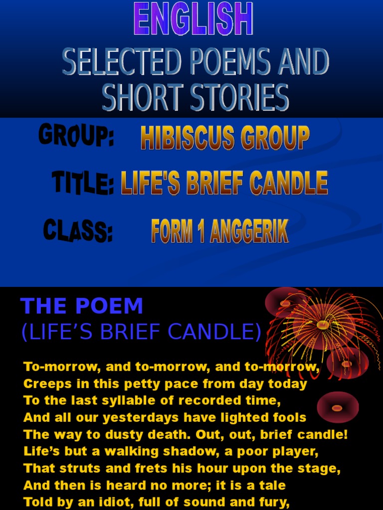 Lifes Brief Candle | PDF