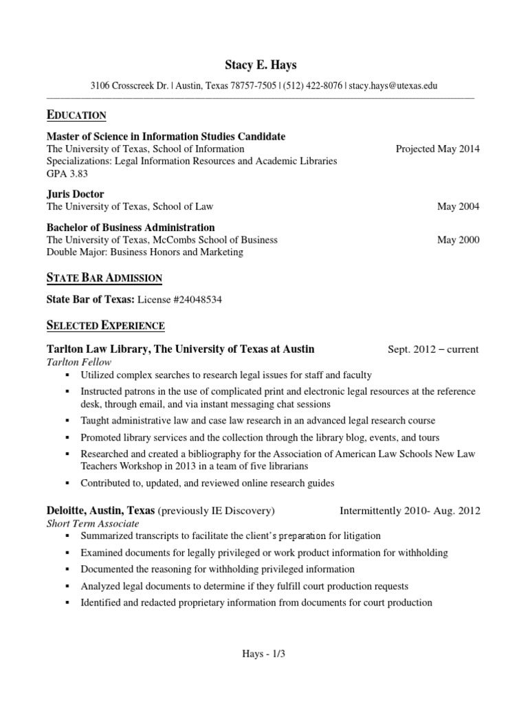 Website Resume | PDF | University Of Texas At Austin | Lawyer