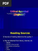 Critical Appraisal of Epidemiological Study | Cohort Study | Epidemiology
