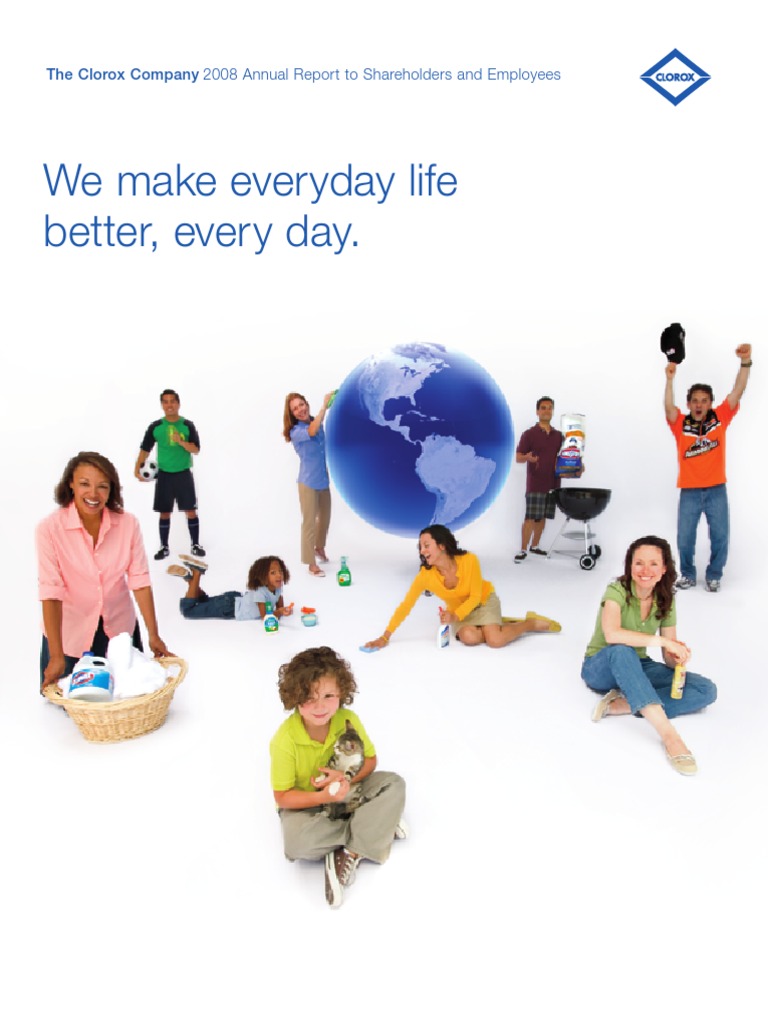 Clorox Annual Report 2008 Pdf Corporate Governance Sustainability