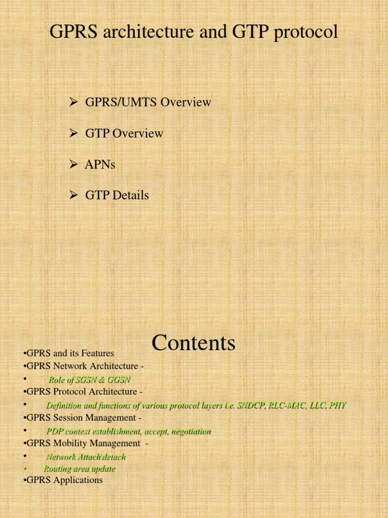 GPRS Tunneling Protocol GTP | PDF | General Packet Radio Service | Internet Protocols