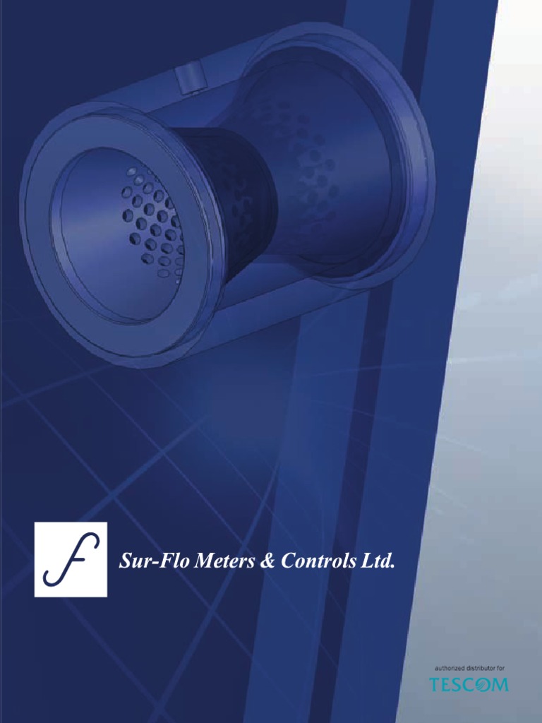 Sur - Flo Turbine Meter | PDF | Valve | Pipe (Fluid Conveyance)