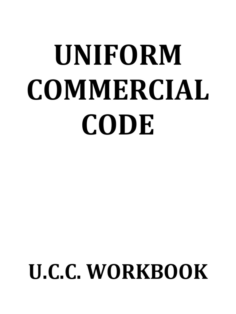 Ucc Workbook | PDF