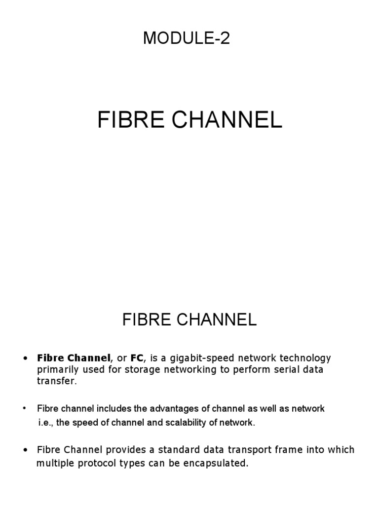Fibre Channel Networking Basics | PDF | Network Switch | Network Topology