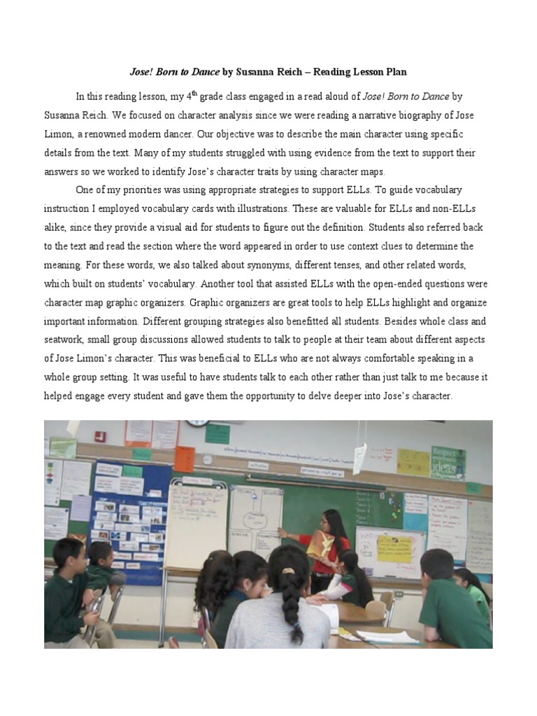 Jose Born To Dance Lesson Description | PDF | Behavior Modification ...