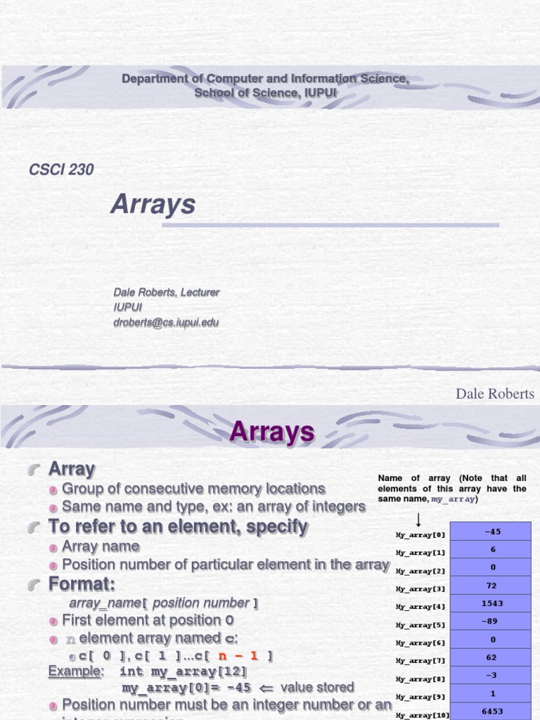 Contoh Array | C (Programming Language) | Data Type
