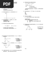 Form 4 Additional Mathematics Revision Questions | PDF | Quadratic ...