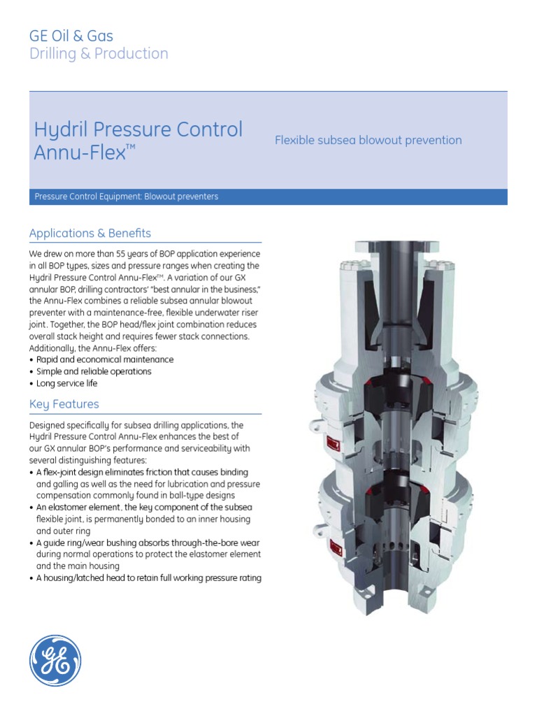 GE Hydril Catalogo | PDF | Blowout (Well Drilling) | Pump