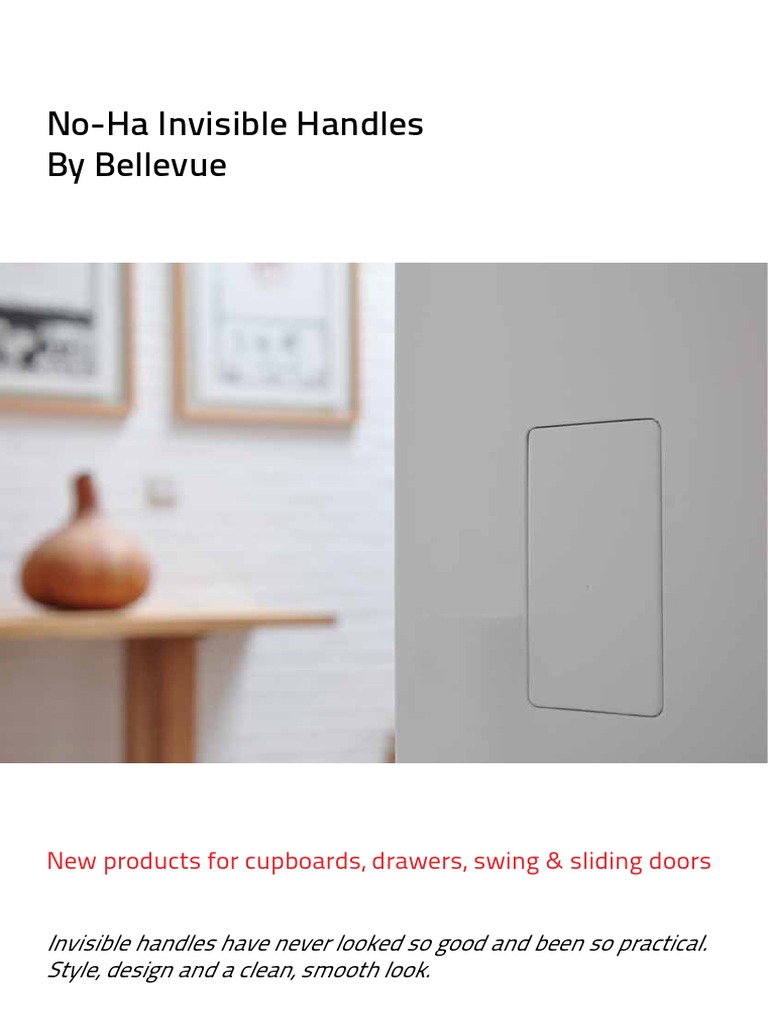 No Ha Invisible Handles by Bellevue | PDF | Door | Architectural Elements