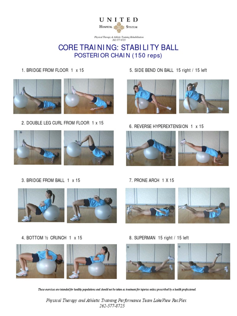 Posterior Chain Exercise Guide | PDF