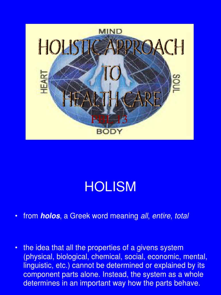 Holistic Approach | Holism | Medical Diagnosis